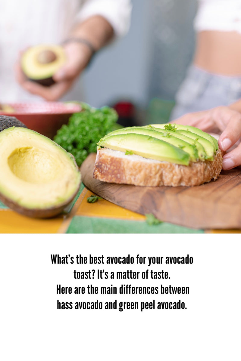 What is the best avocado for your avocado toast ? Green Peel Avocado V ...